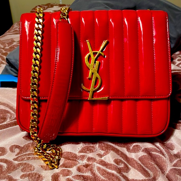 Yves Saint Laurent | Bags | Red Yves Saint Laurent Purse | Poshmark